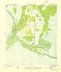 1932 Map of Hahnville SW, St. Charles Parish, LA — High-Res | Pastmaps